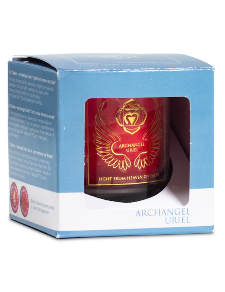 Candela profumata 6 Chakra Ajna - Lavanda, Abete e Camomilla